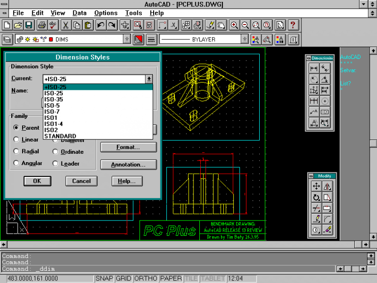 AutoCAD Release 13 – Tim Baty